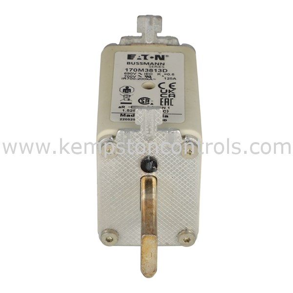 Bussmann 170M3813D FUSE 125A 690V DIN 1 | Kempston Controls