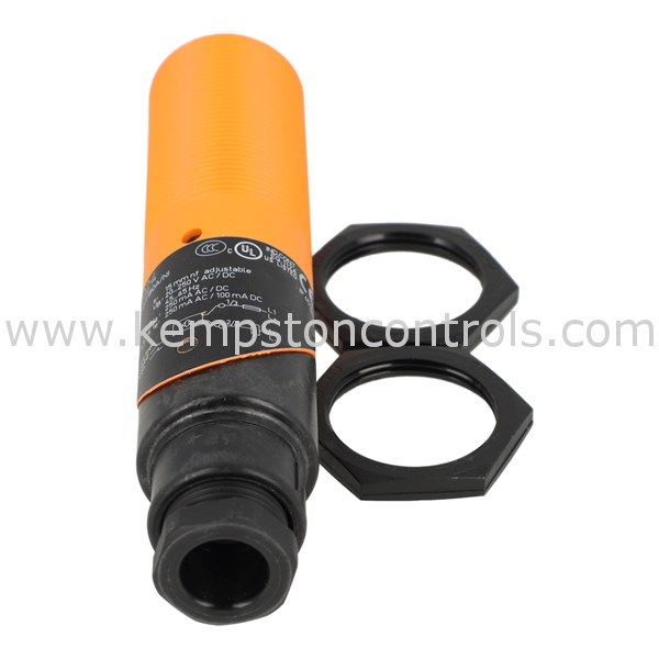 IFM KI0024 IFM CAPACITIVE SENSOR, 15MM SENSING RANGE, M30X1.5, NON-FLUSH, NO/NC PROGRAMMABLE, 25 ...