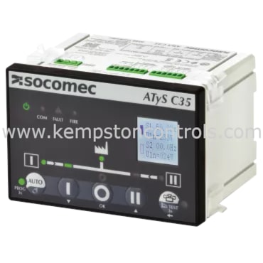 Socomec 16000035 SOCOMEC ATYS C35 ATS CONTROLLER, SIZE 96X144X106, TYPE DIN RAIL & DOOR ...