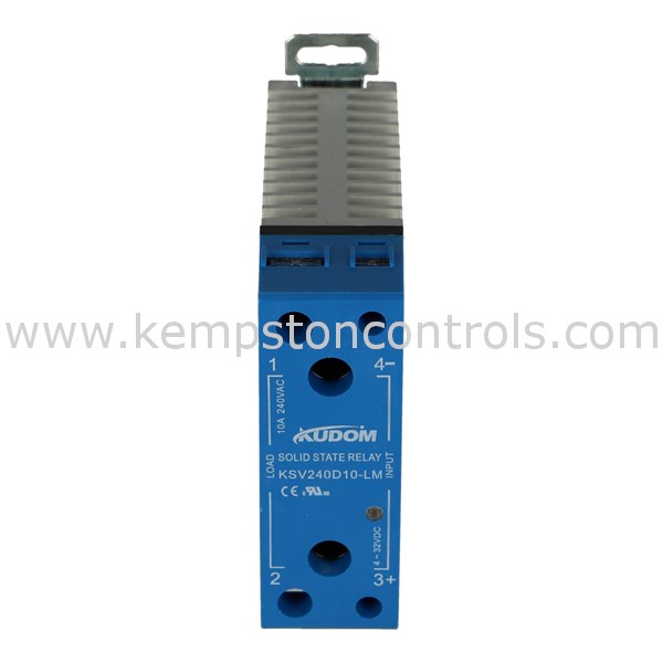 Kudom KSV240D10-LM KUDOM 10A 4-32VDC DIN MOUNT SSR ZERO-X + LED ...