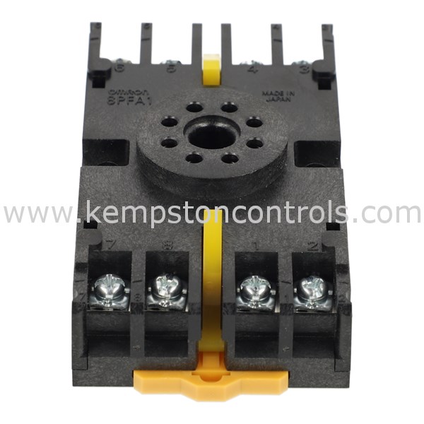 Omron 8PFA1 OMRON SOCKET, DIN RAIL/SURFACE MOUNTING, 8 PIN, SCREW ...