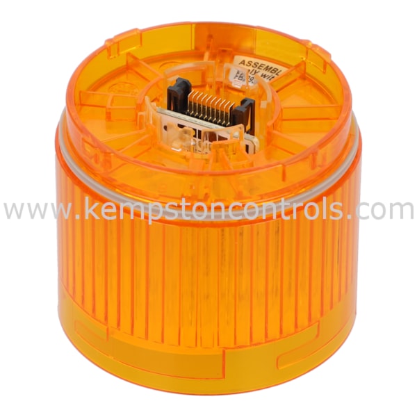 Patlite LR6-E-Y+FB295 PATLITE LED MODULE, AMBER, COLORED LENS, 60MM DIA, FOR USE WITH LR6+FB295 ...