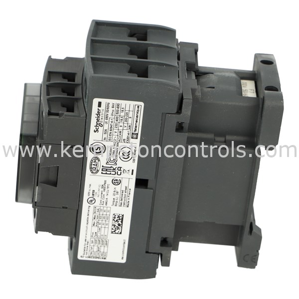Schneider LC1D38F7 SCHNEIDER CONTACTOR 38A 110VAC, 3 POLE | Kempston ...