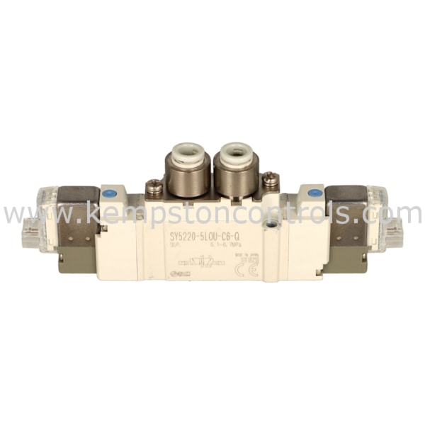SMC SY5220-5LOU-C6-Q SMC SY5000, 5 PORT SOLENOID VALVE, ALL TYPES | Kempston Controls