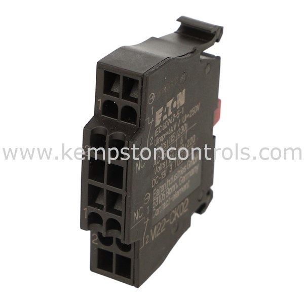 Moeller M22-CK02 MOELLER CONTACT ELEMENT, 2NC, FRONT MOUNT, SPRING CLAMP CONNECTION | Kempston ...