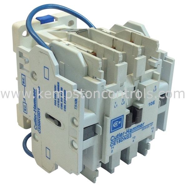 Eaton CE15DNS3T1B XT CONTACTOR, 24VAC, 3 POLES, 7.5KW, 50/60HZ, TIMING ...