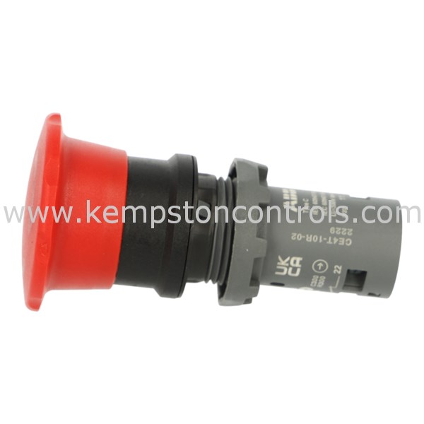 ABB 1SFA619550R1051 EMERGENCY STOP, TWIST RELEASE, 40MM, RED, 2NC | Kempston Controls