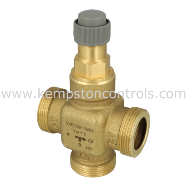 Resideo VXE25B6.3MFS RESIDEO 3 WAY LINEAR VALVE SMALL, EXT THREAT, DN25, PN16, KVS6.3, MOD, FLAT ...