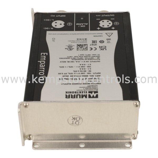 MURR 9000-11112-2062020 MURR EMPARRO67 POWER SUPPLY 1-PHASE IN: 100 ...