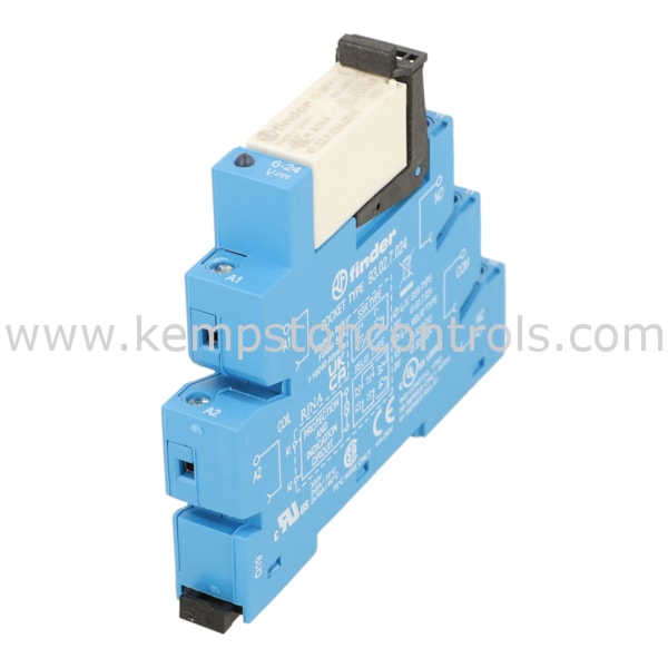 Finder 38.52.7.024.0050 FINDER SLIMLINE INTERFACE RELAY 6A DPCO 24VDC ...