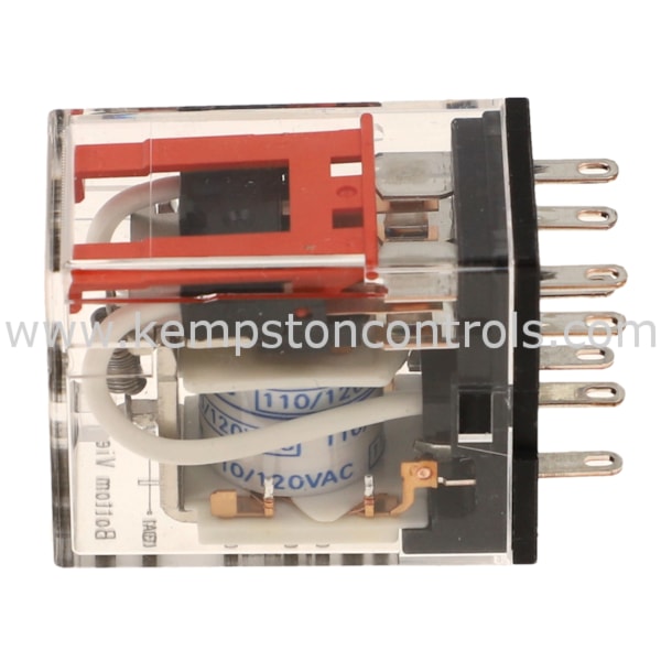 Omron MY2-GS-R AC110/120 OMRON RELAY, PLUG-IN, 8-PIN, DPDT, 10A, 2 POLE, MECHANICAL INDICATOR ...