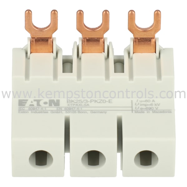 Eaton Moeller BK25/3-PKZ0-E MOELLER INCOMING TERMINAL, 35MM 63A, PKZM0 ...