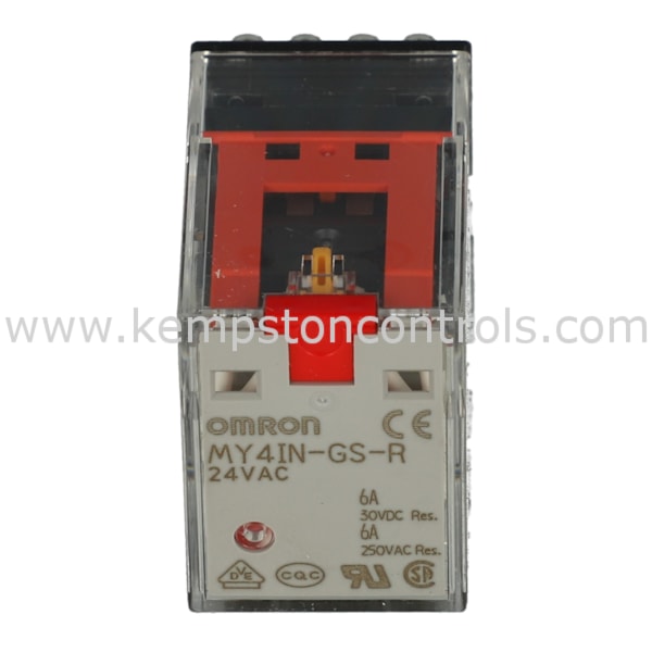 Omron MY4IN-GS-R AC24 OMRON RELAY, PLUG-IN, 14-PIN, 4PDT, 6A ...