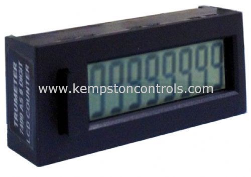 Trumeter 7400AS TRUMETER 8 DIGIT LCD COUNTER, PCB MOUNT, 2.6-3.4VDC ADD & SUBTRACT, PUSH BUTTON ...