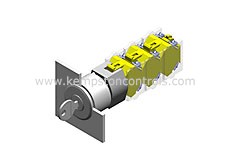EAO 704.122.018 EAO KEYLOCK SWITCH ACTUATOR, 2 POSITIONS, FLUSH, 35MM ...