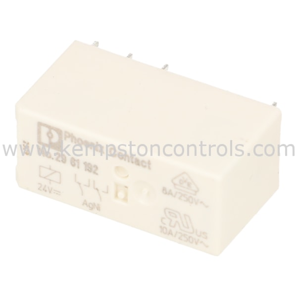 Phoenix 2961192 PHOENIX RELAY MINI DPDT 8A 24VDC PC MNT | Kempston Controls