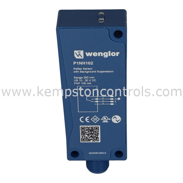 Wenglor P1NH102 WENGLOR PHOTOELECTRIC SENSOR, DIFFUSE, BACKGROUND ...