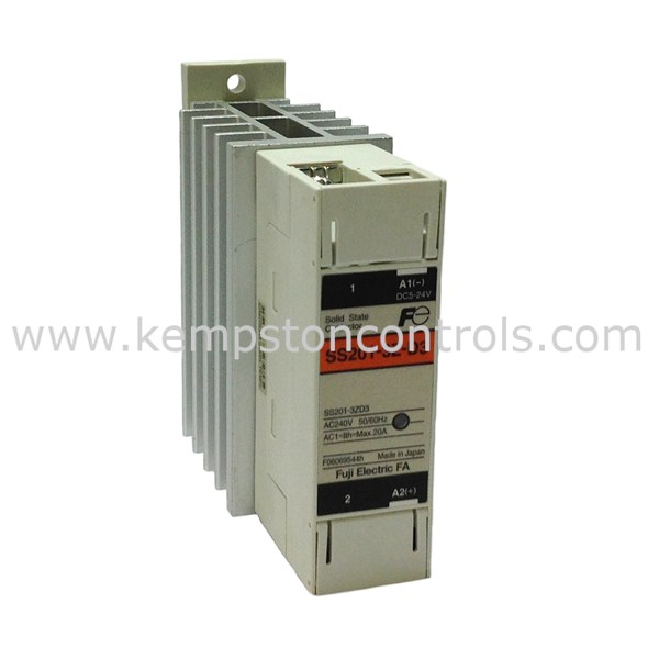 Fuji SS201-3Z-D3 SOLID STATE 20A 1 POLE 1 ELEMENT (100-240VAC MAIN) 5 ...