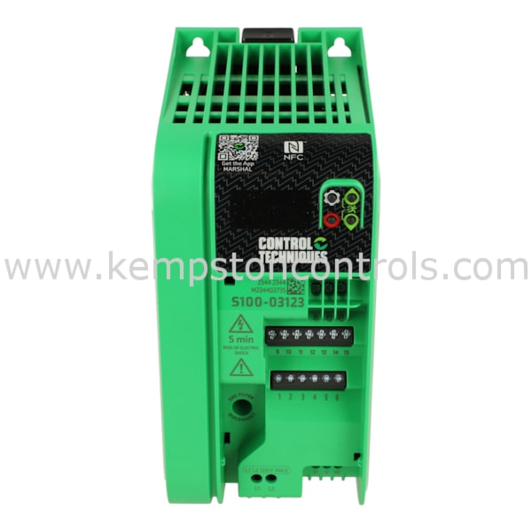 Nidec Drives S100-03123-0A0000 NIDEC DRIVES COMMANDER S AC DRIVE 1 ...