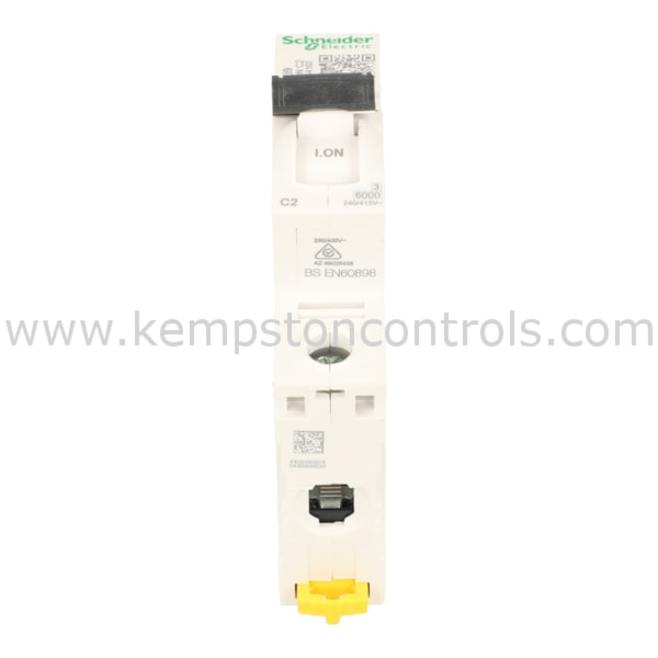 Schneider A9F44102 SCHNEIDER ELECTRIC MINIATURE CIRCUIT BREAKER, 1P, 2A ...