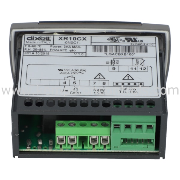 Dixell DIXL773 DIXELL ELECTRONIC CONTROLLER WITH SENSOR, 20 AMP, 12VDC ...