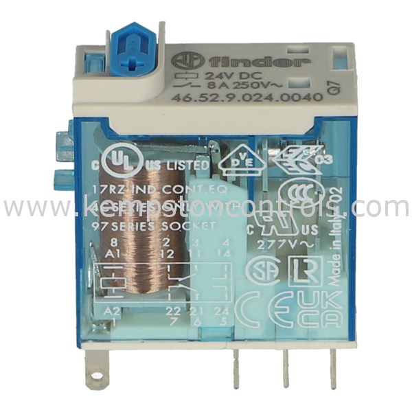 Finder 46.52.9.024.0040 FINDER RELAY DPCO 8A 24VDC | Kempston Controls