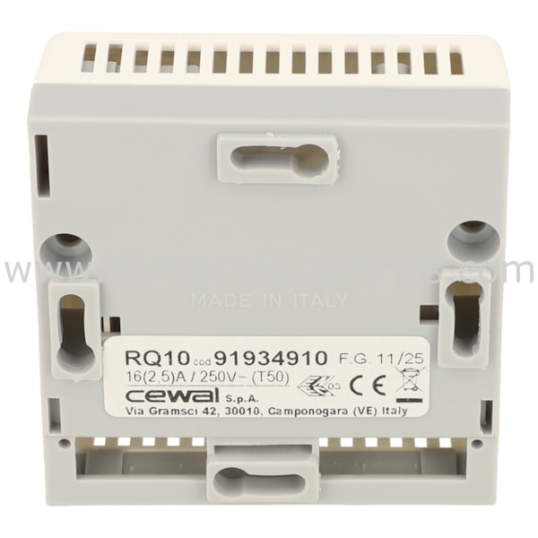 Cewal RQ10 CEWAL THERMOSTAT 3 WIRE ROOM STANDARD 5-30OC ON/OFF | Kempston Controls