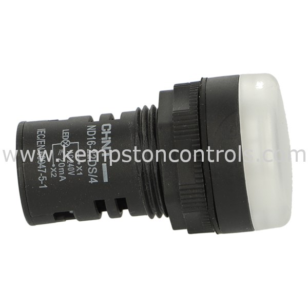 CHINT ND16-22DS-4 (W) 240V CHINT INDICATOR LIGHT, COMPACTED ARC SURFACE ...