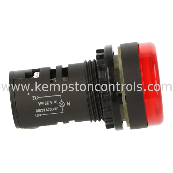 Eaton Moeller A22-LCLED220-R MOELLER INDICATING LIGHT, COMPACT, RED ...