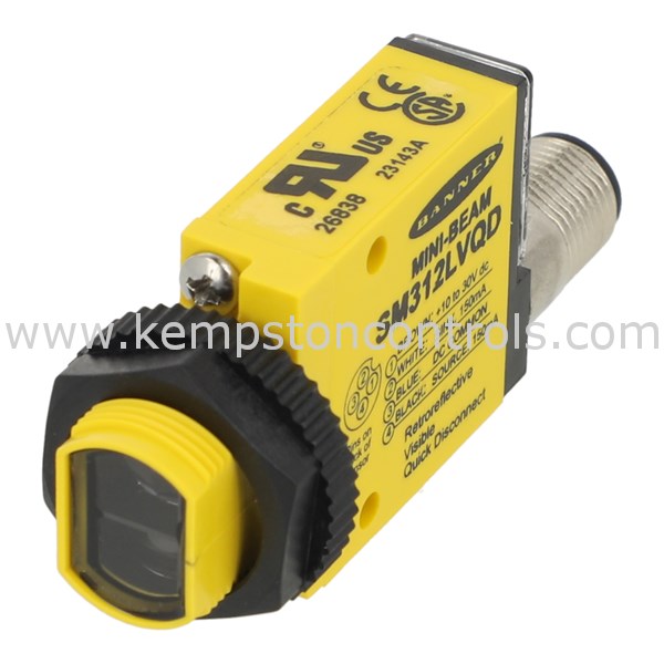 Turck Banner SM312LVQD BANNER PHOTOELECTRIC SENSOR RANGE 5 M, 10-30V DC ...