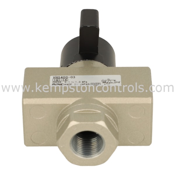 SMC VHS400-03 SMC VHS*0_, 3 PORT HAND VALVE, METRIC | Kempston Controls