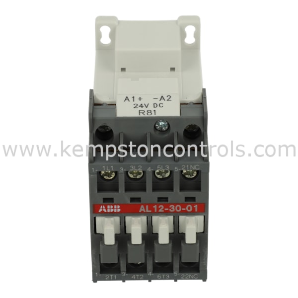 ABB 1SBL163001R8101 ABB 24V DC CONTACTOR, 3 NO, 1 AUX NC, 690V AC/220V DC | Kempston Controls