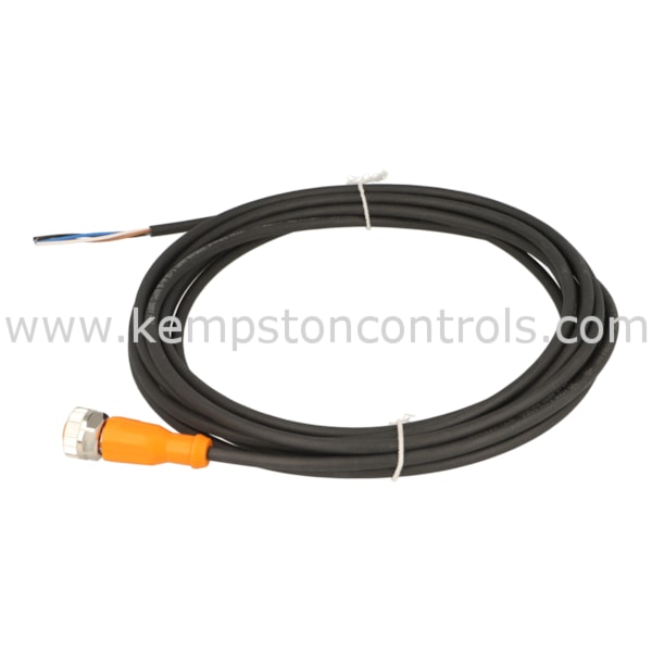 IFM EVC837 IFM CONNECTING CABLE WITH SOCKET, M12 CONNECTOR, 4M PUR ...