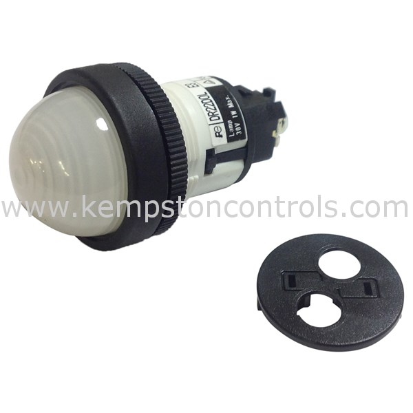 Fuji DR22D0L-E4W FUJI DR22D0L-E4W DOME PILOT LIGHT 24VAC/DC WHITE (BULB ...