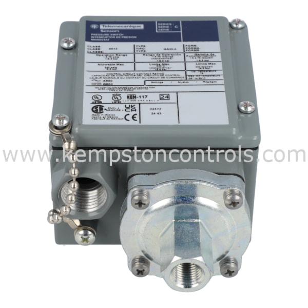 Telemecanique Sensors 9012GAW4 TELEMECANIQUE PRESSURE SWITCH ...