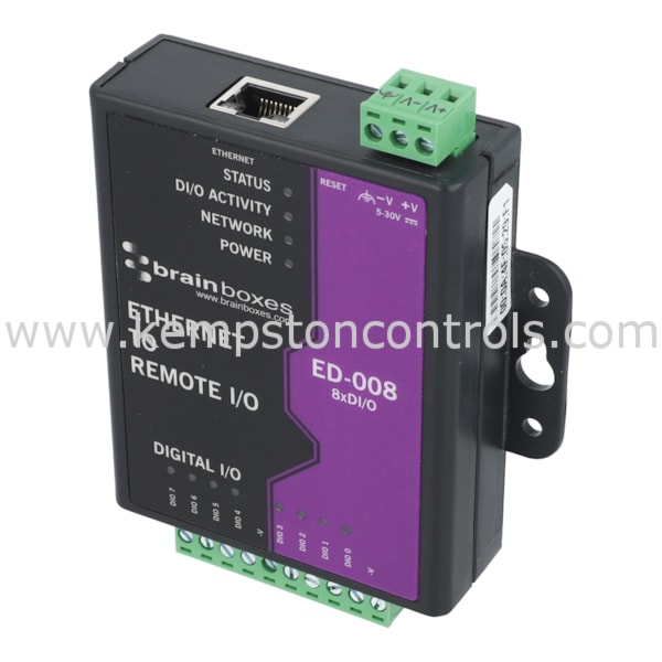 Brainboxes ED-008 BRAINBOXES ETHERNET TO 8 DIGITAL IO PORTS | Kempston Controls