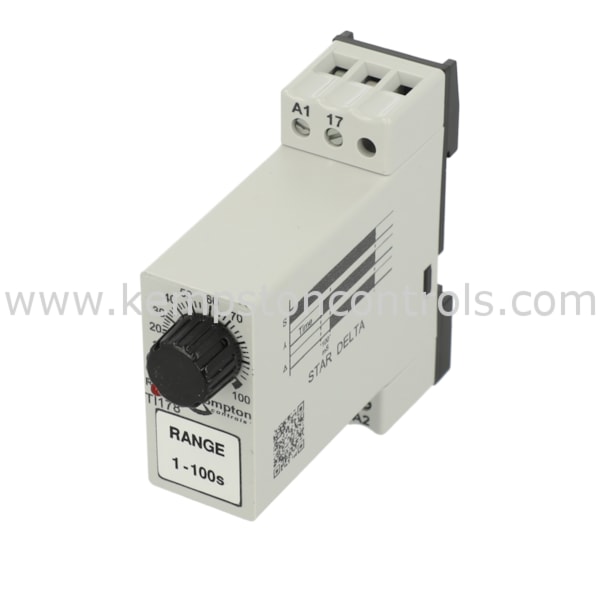 Crompton Controls TI178 CROMPTON CONTROLS, STAR DELTA TIMER, 0 TO 100 ...