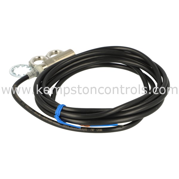 Omron E2E-X4B1T12 2M OMRON INDUCTIVE SENSOR, M12, 4MM RANGE FLUSH, PNP NO, 2M CABLE, IO-LINK ...
