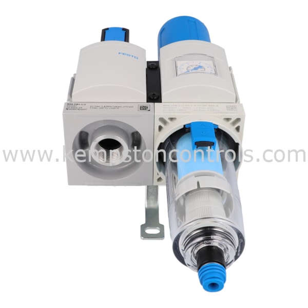 FESTO MS6-EM1FR-1/2-D6-C-P-VC-AG-BAR-WPE-B FESTO SERVICE UNIT, WITH ...