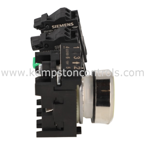 Siemens 3SU1152-0AB30-3BA0 SIEMENS ILLUMINATED PUSHBUTTON, 22 MM, ROUND ...