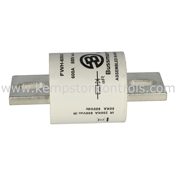 Bussmann FWH-600A BUSSMANN FUSE-LINK, HIGH SPEED, 600AMPS, AC 500 V, 51 X 110 MM, UL | Kempston ...