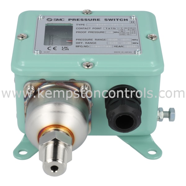 SMC ISG221-030-Q SMC ISG SERIES GENERAL PURPOSE PRESSURE SWITCH, 0.05 ...