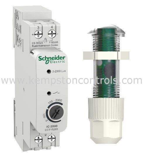 Schneider CCT15284 SCHNEIDER ACTI 9 IC2000 TWILIGHT SWITCH, 2-2000 LUX ...