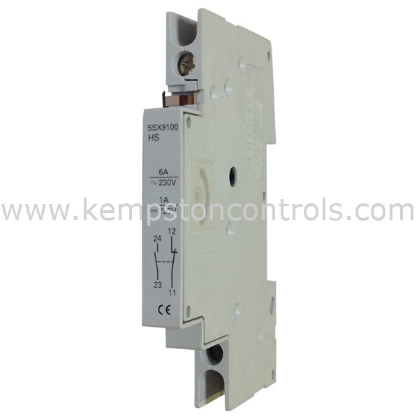 Siemens 5SX9100 SIEMENS AUX CONTACT BLOCK 1NO+1NC SIDE MOUNT | Kempston ...