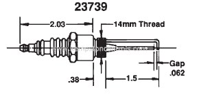 Honeywell Maxon 23739 MAXON SPARK IGNITOR, DIRECT SPARK IGNITION END ...