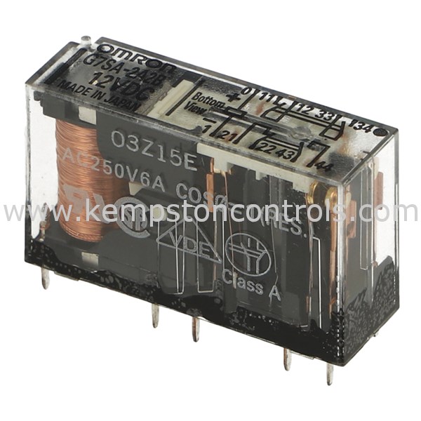 Omron G7SA-2A2B DC12 OMRON SAFETY RELAY, 6A, 12VDC, PLUG-IN, DPST-NO ...