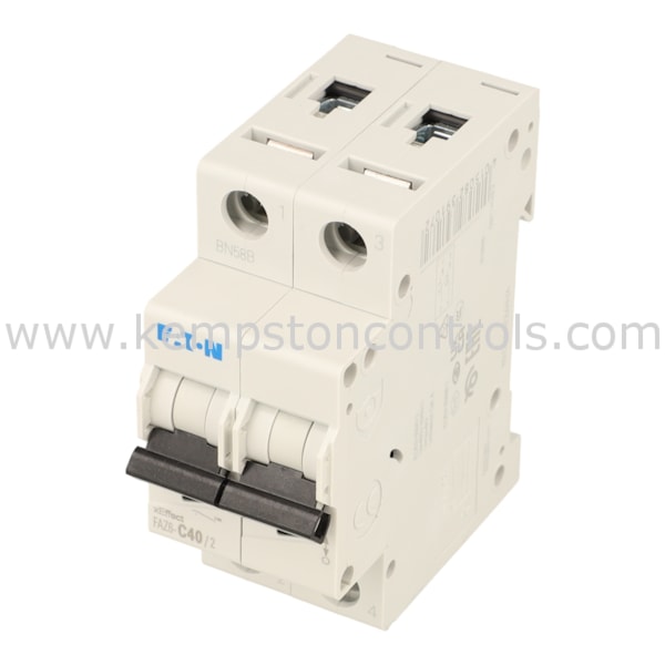 Eaton Moeller FAZ6-C40/2 MOELLER DP 40A MCB TYPE C | Kempston Controls