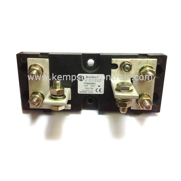 Bussmann 170H3003 BUSSMANN FUSE BASE FOR DIN80 FUSES 630A | Kempston ...
