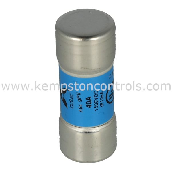 ADLER A942400B00 ADLER FUSE LINK 40A 1500V DC | Kempston Controls