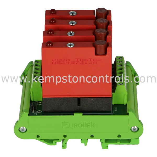 Eurotek ETMSZ0424/60F EUROTEK 4 WAY SCREW TERMINAL DIN RAIL MOUNTING ...